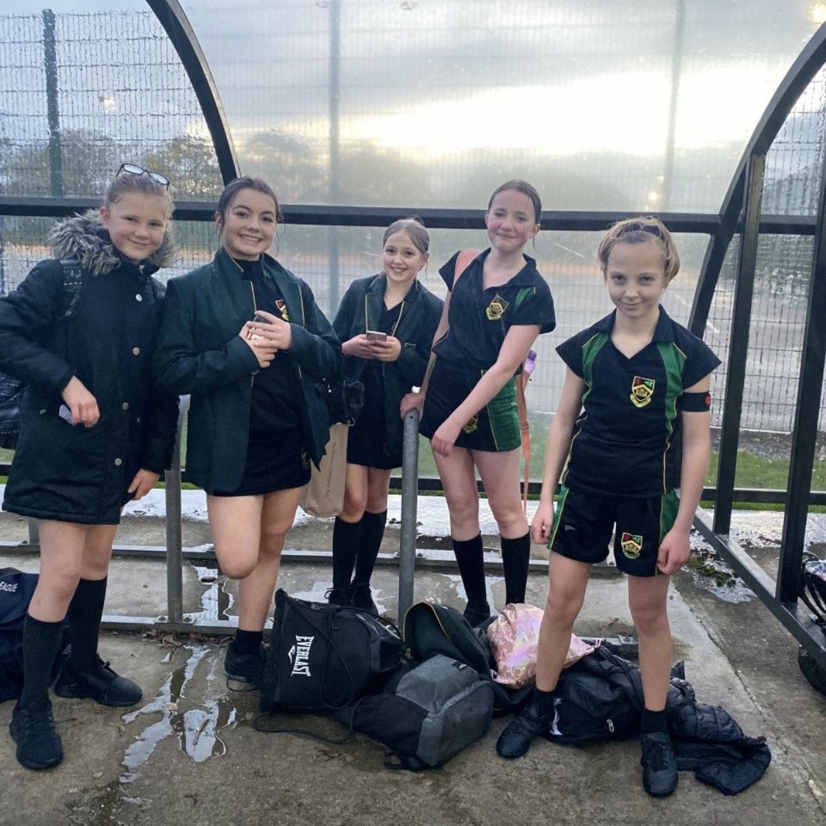 Colne Park High School - Year 7 Netball Tournament and the typical British weather!